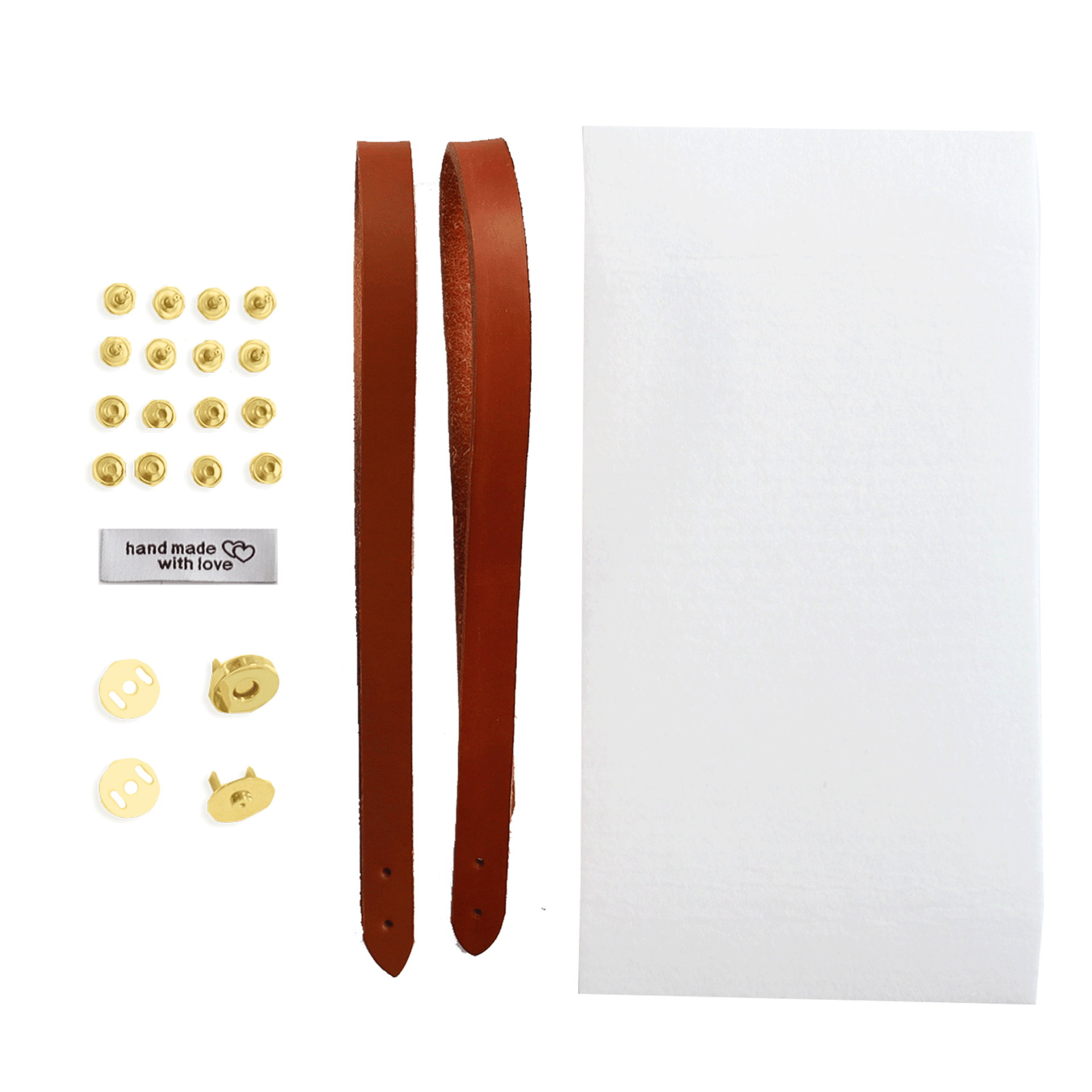 Market Tote Leather Handles & Hardware Kit – Crosscut Sewing Co.