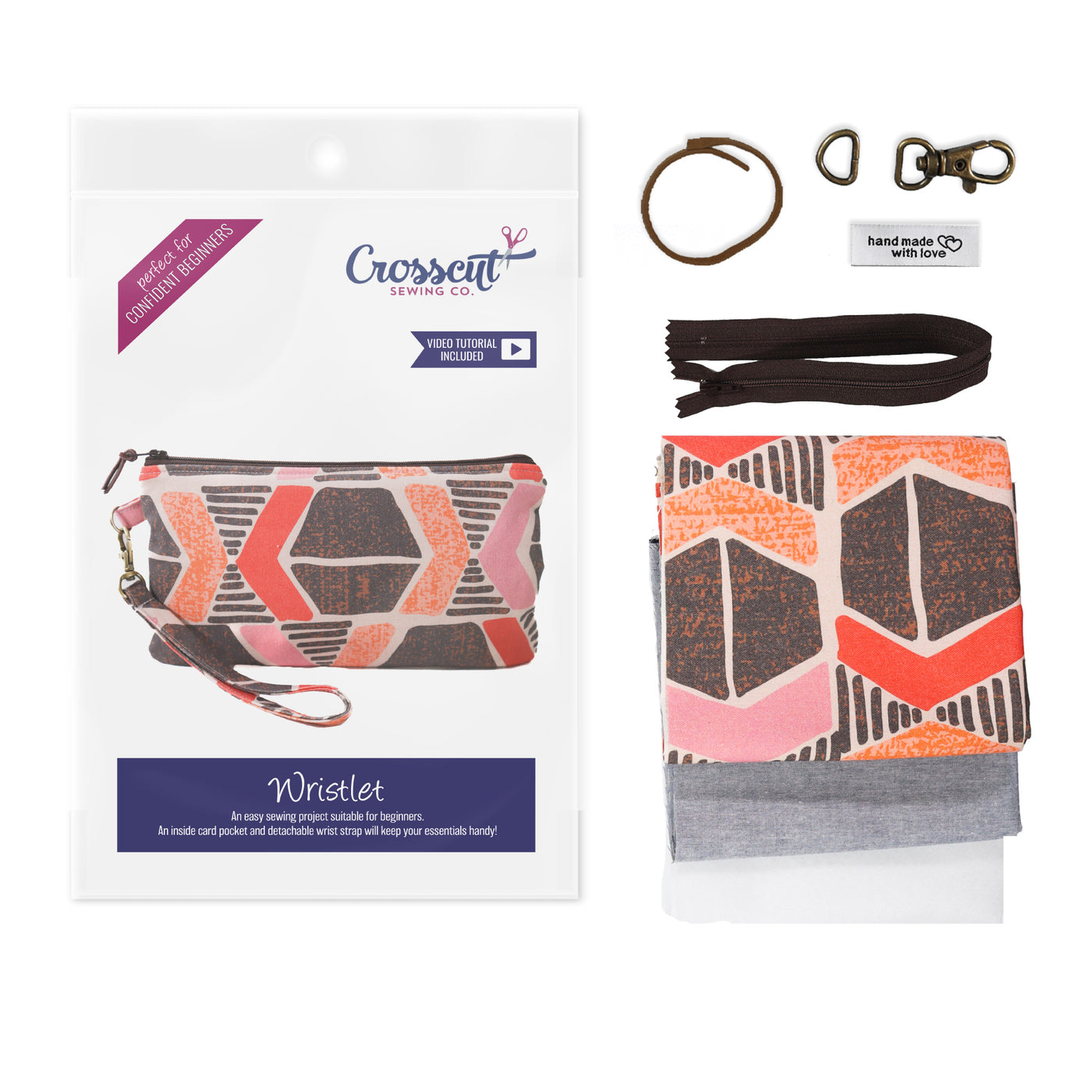 Wristlet Sewing Kit - Yucatan – Crosscut Sewing Co.