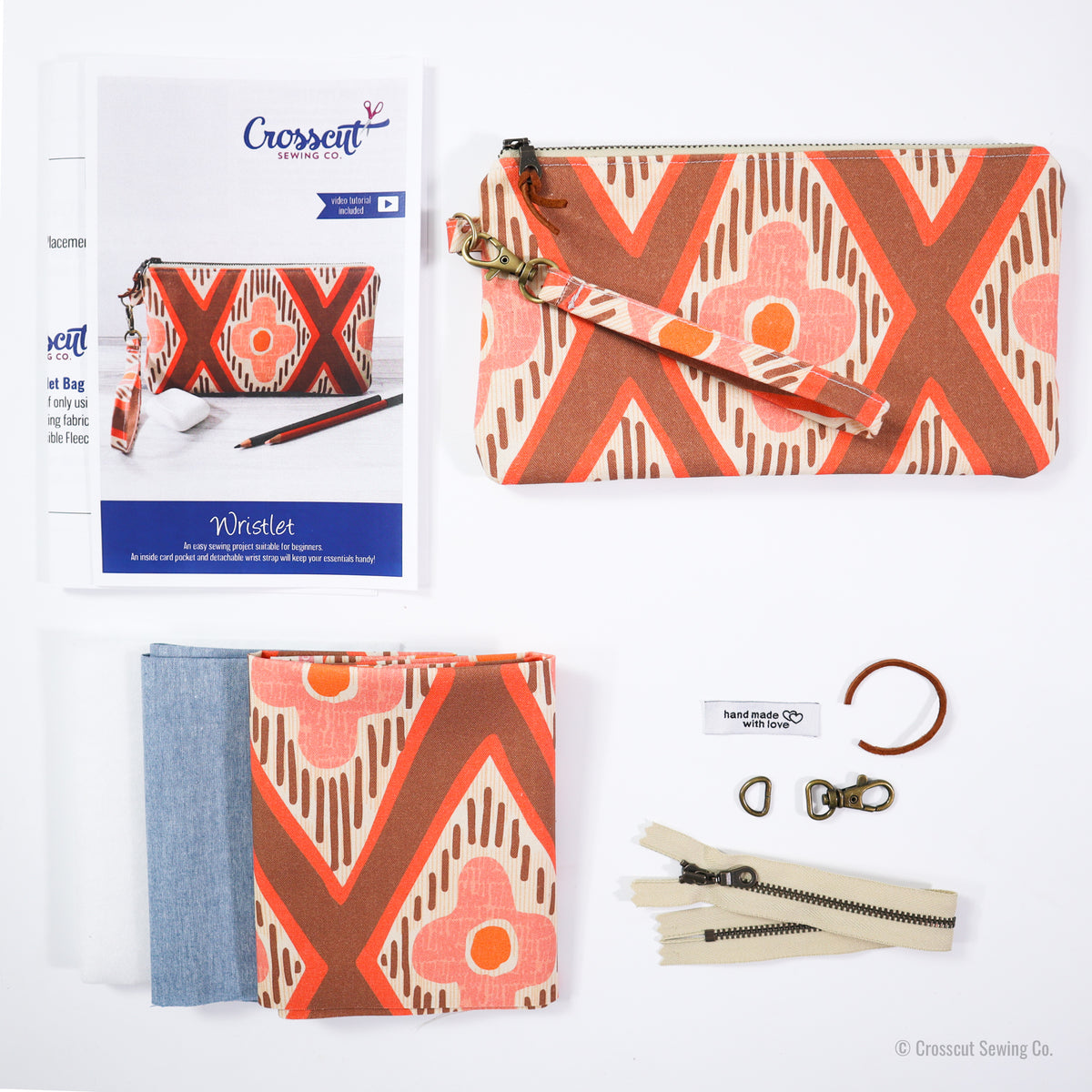 Wristlet Sewing Kit - Pacific – Crosscut Sewing Co.